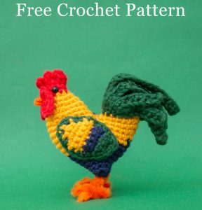 Cute Rooster Amigurumi Crochet Free Pattern – Knittings.net